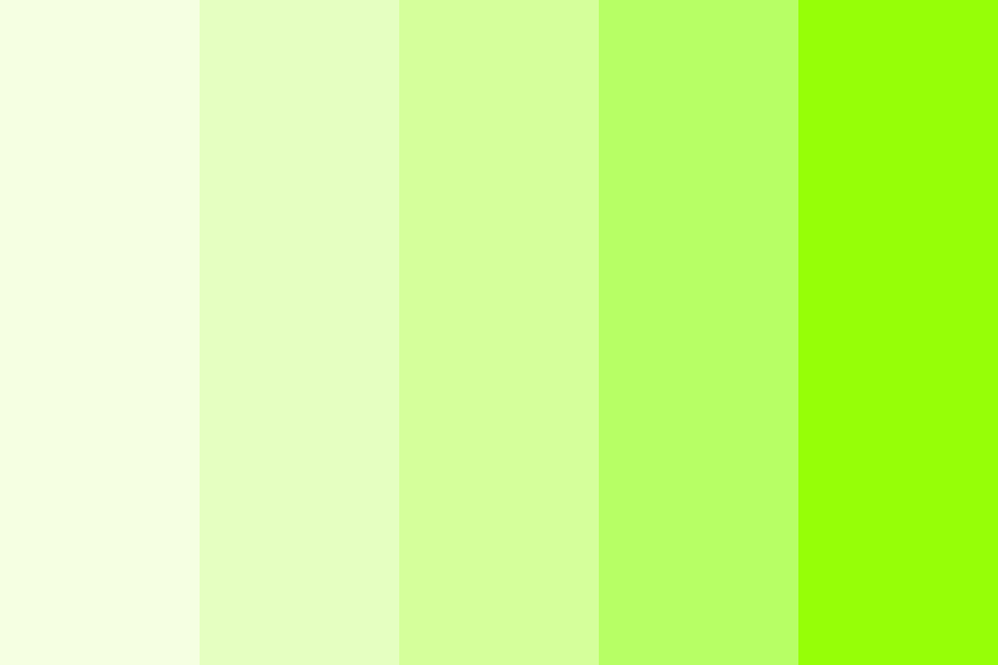 Luminescent Limetreuse Color Palette