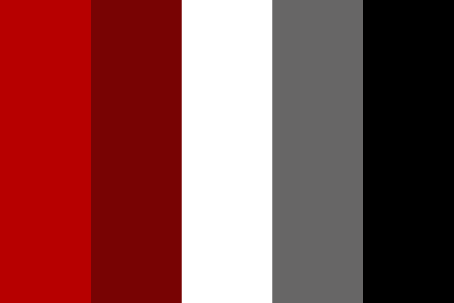 Dark black n red Color Palette
