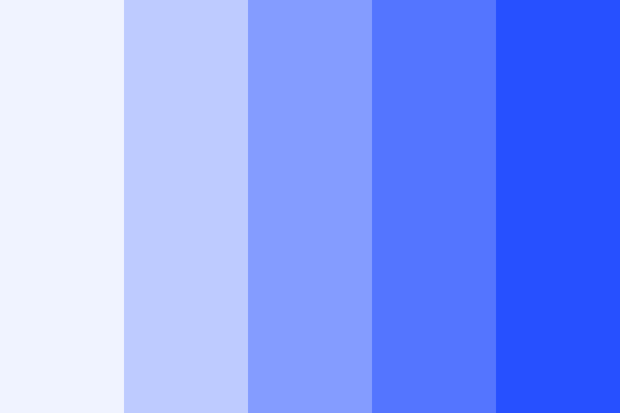 Crushin Cobalt Color Palette