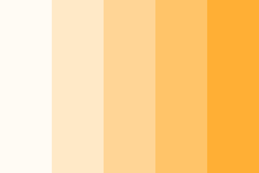 Phosphorescent Apricot Color Palette