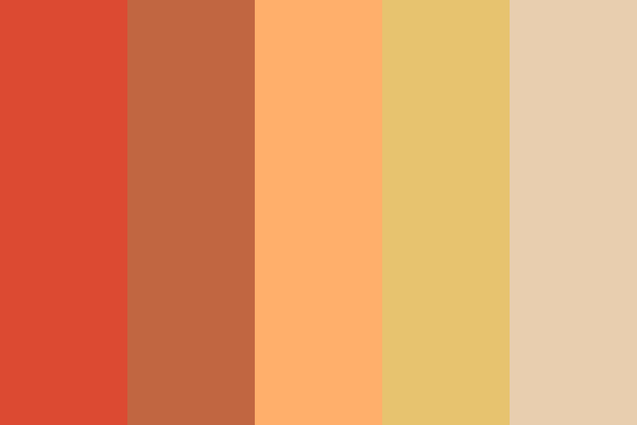 desert standing Color Palette