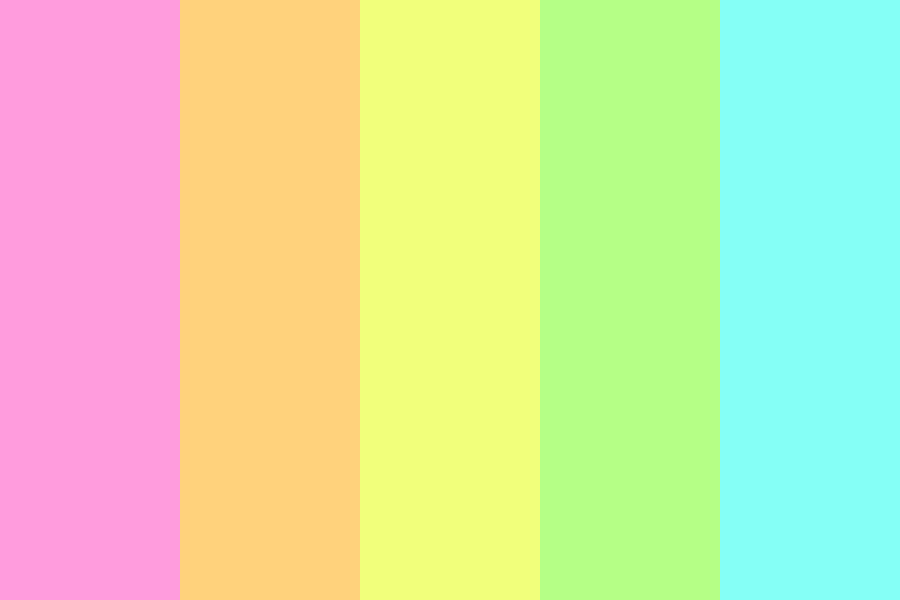 pastel rainboww Color Palette pastel rainboww Color Palette