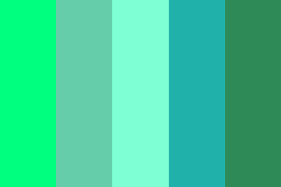 green colors 3 Color Palette
