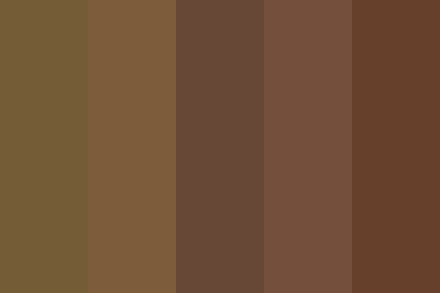 Shades and Variations of Coffee Brown Color Palette Shades and Variations of Coffee Brown Color Palette