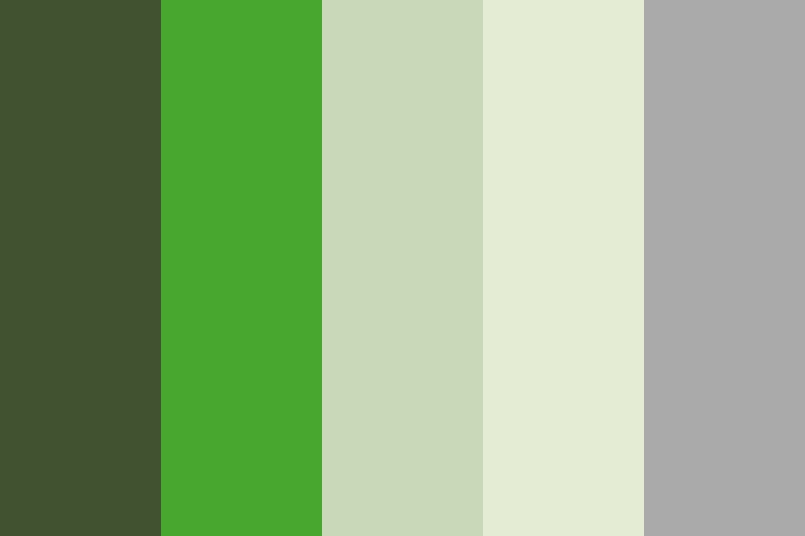 Muted Green Gradient Color Palette Muted Green Gradient Color Palette