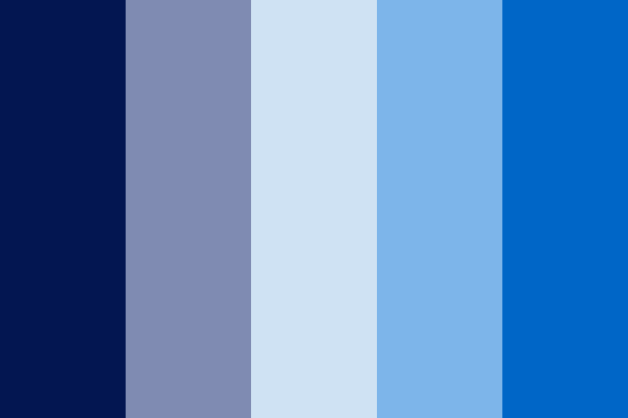 robson - shades of navy Color Palette