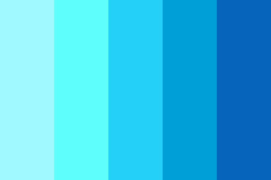 Blue fire Color Palette Blue fire Color Palette