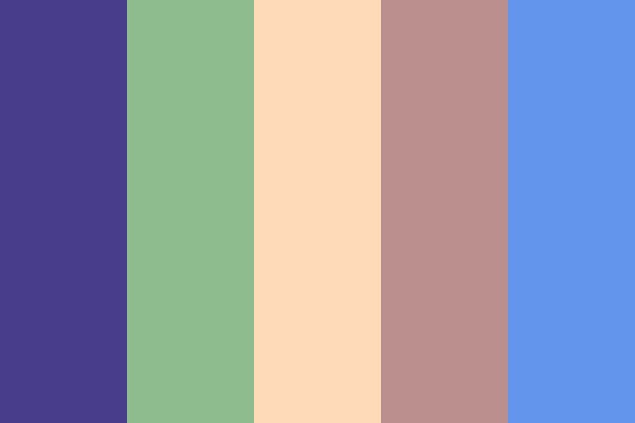 mysterious garden Color Palette