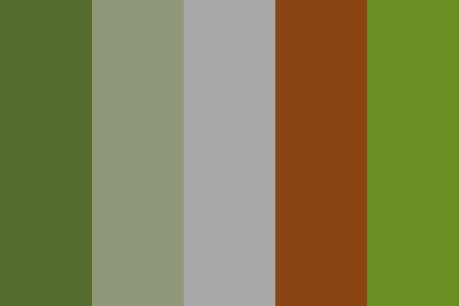 Earthy Moss Color Palette