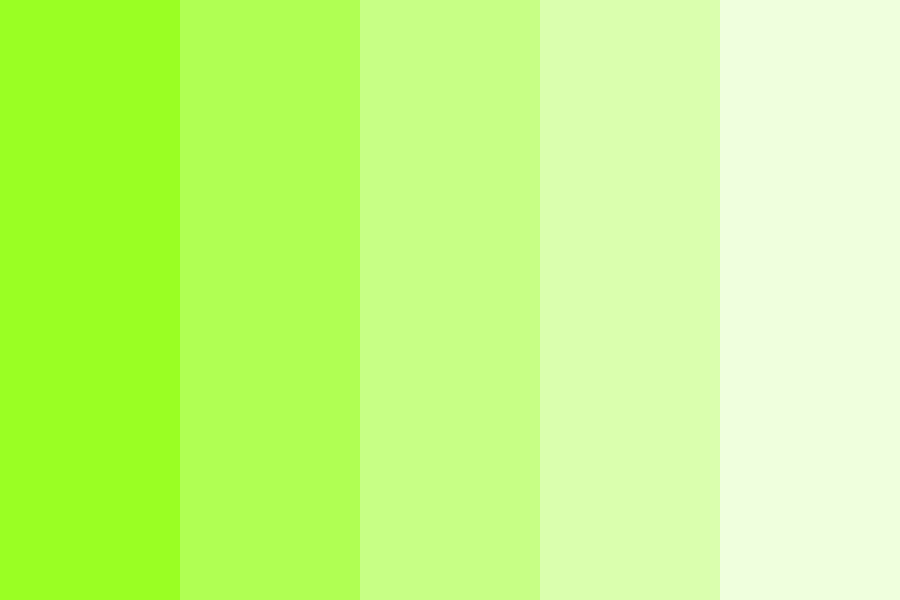 Shimmering Loud Lime Color Palette