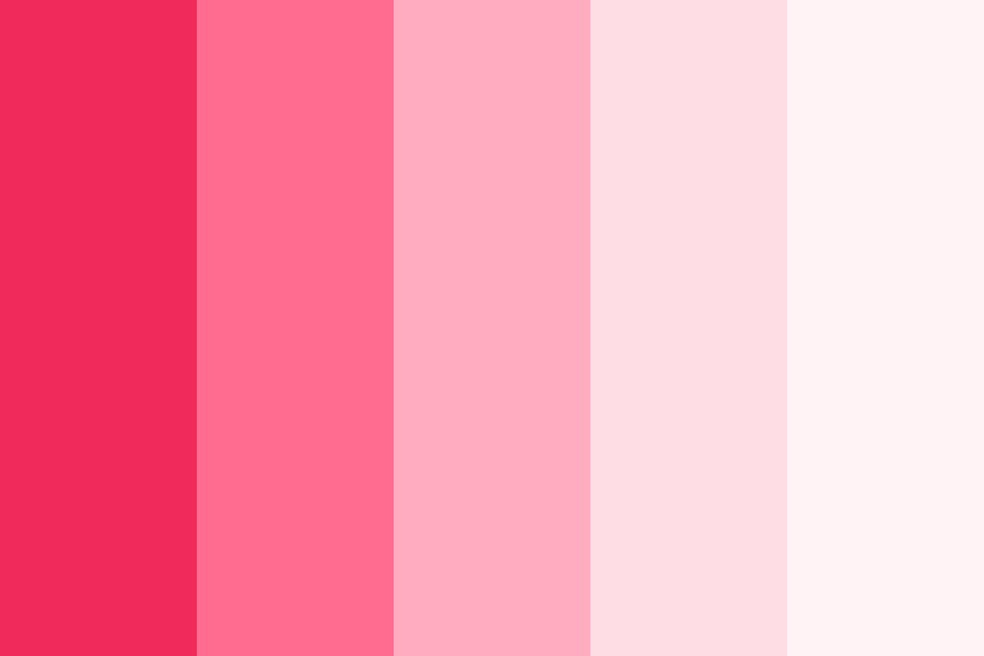 Shocking Strawberry Pop Color Palette