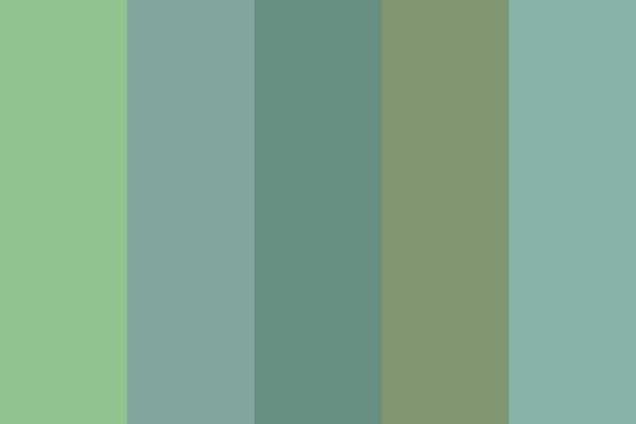 AW Green Color Palette