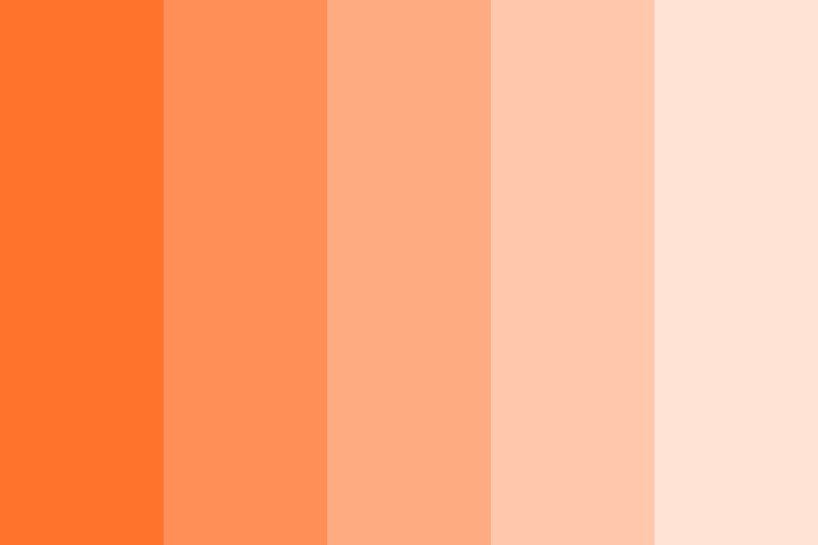 Orange Oobleck Color Palette