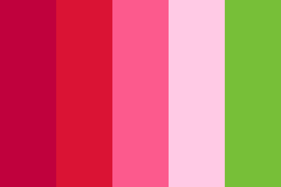 Allies Sweet Strawberry Shortcake Color Palette