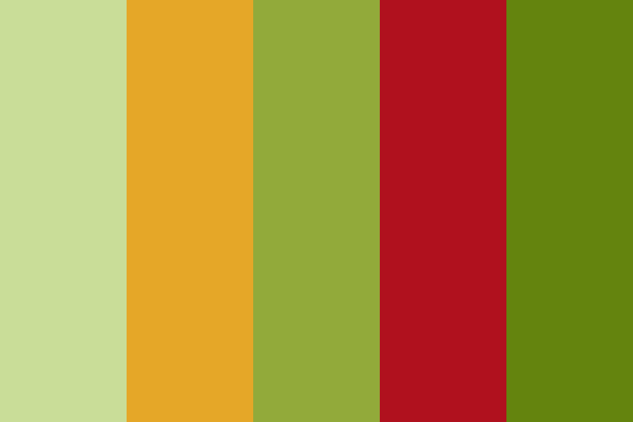 Veggie Display Color Palette