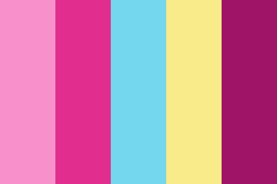 Pinkie Pie MLPFiN Color Palette