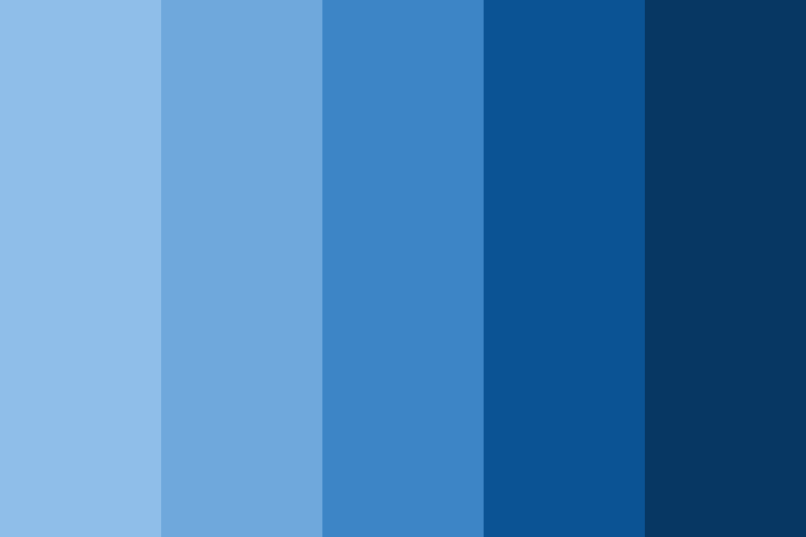 BLUE LINE Color Palette