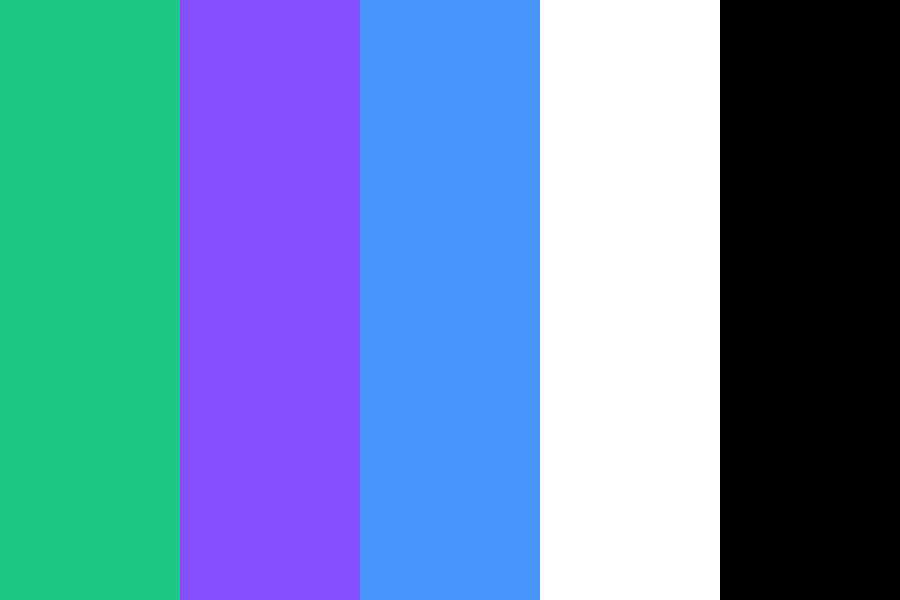 Green,Purple,Blue Color Palette