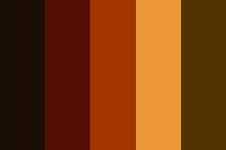 rotting autumn leaves Color Palette