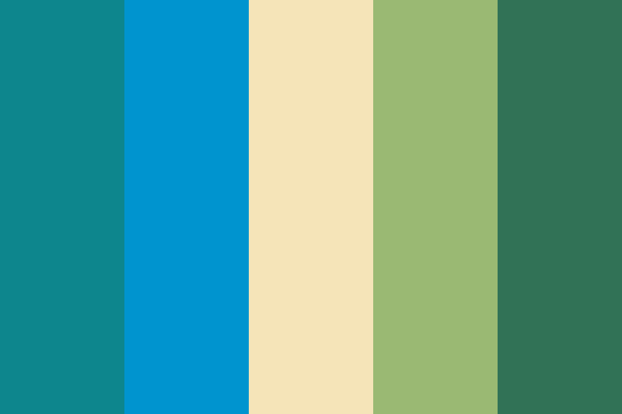 Emerald Islands Color Palette