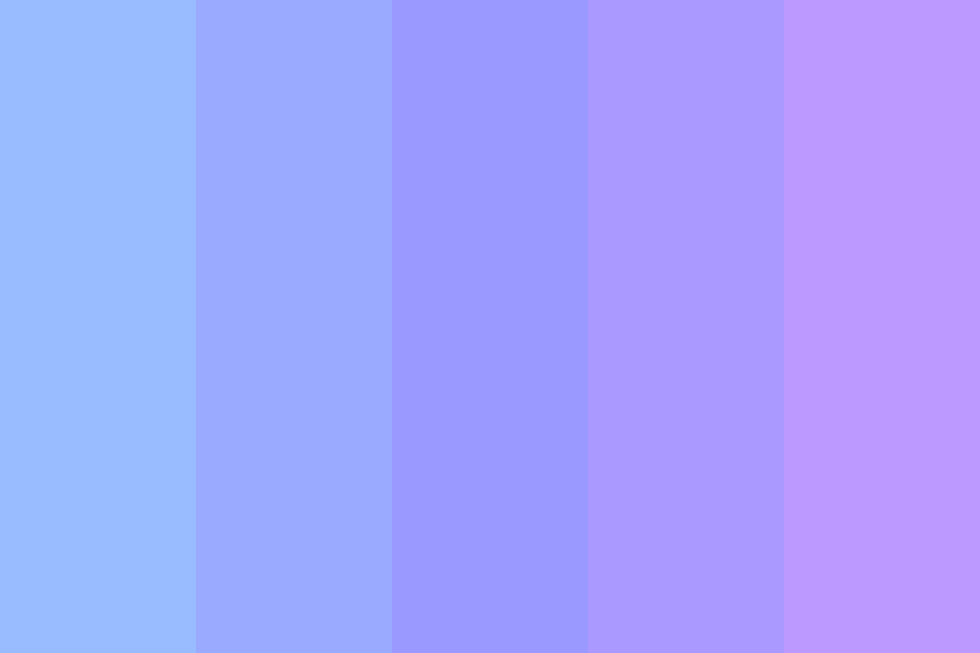 Light pure blue periwinkle Color Palette