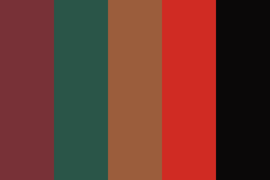 Demon Slayer KNY Color Palette