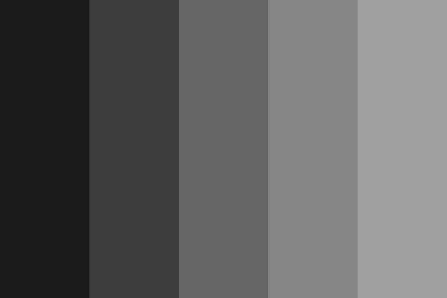 Bounce Grey Color Palette