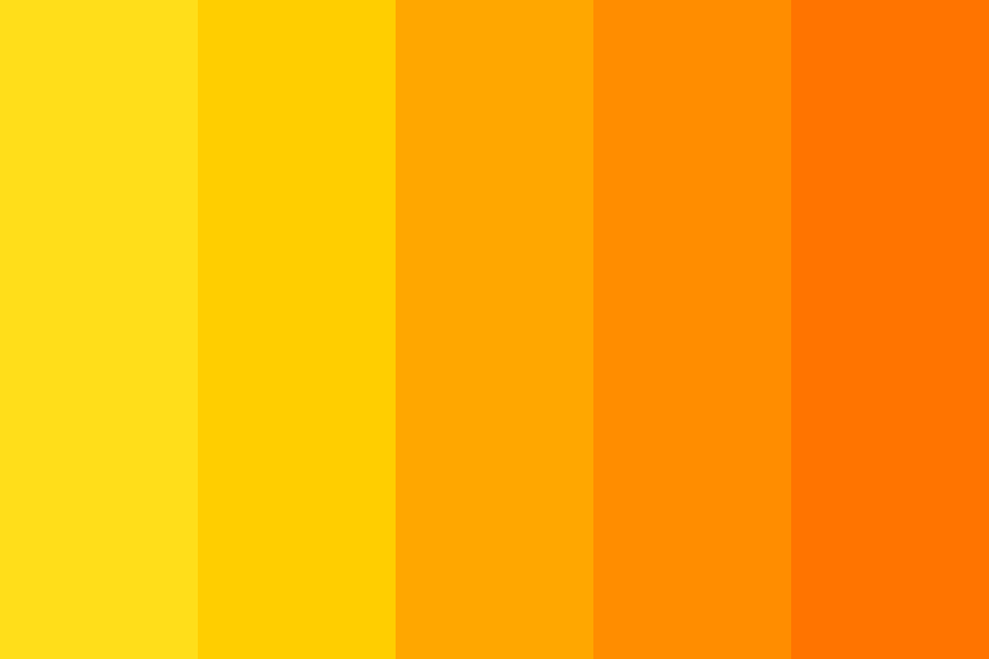 Yellow Orange Color Palette