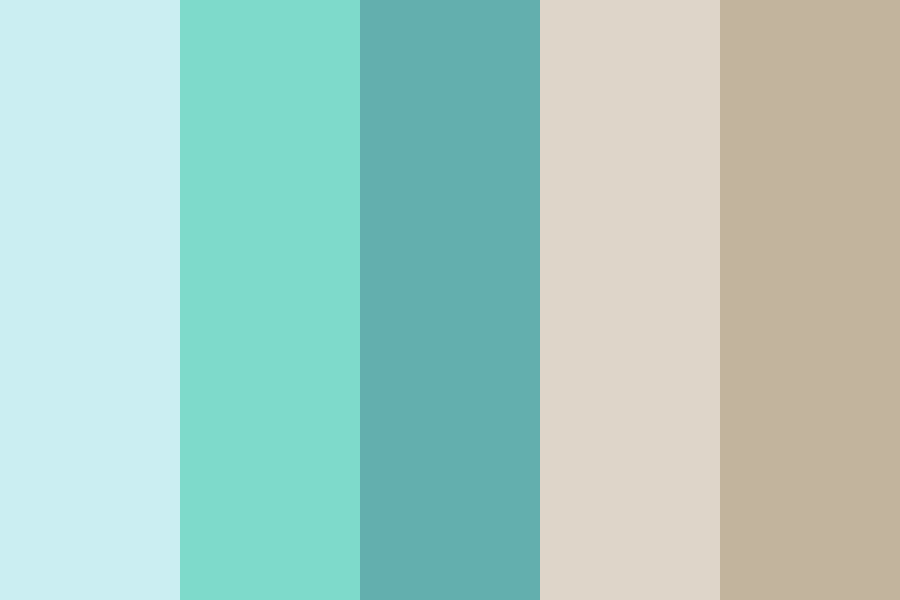 Seafoam Seashore Color Palette Seafoam Seashore Color Palette