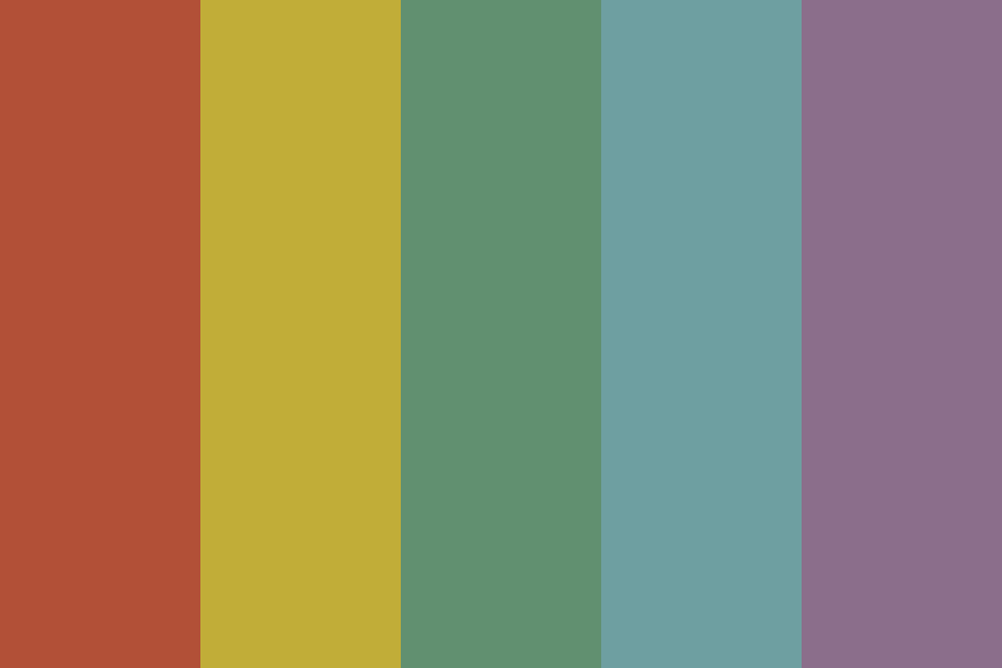 DUSTY RAINBOWW Color Palette DUSTY RAINBOWW Color Palette