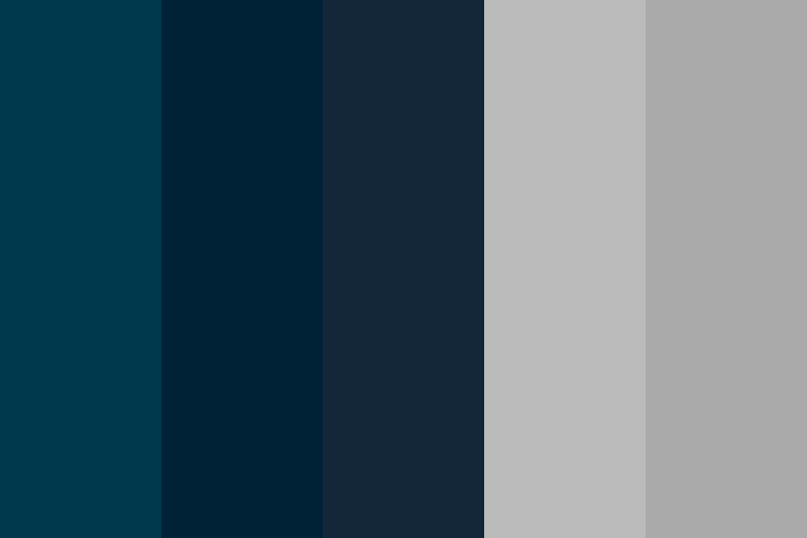 NICJR Dark Blue Color Palette