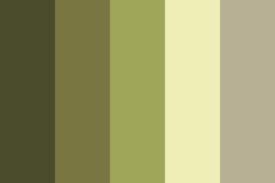 Bubble Olive Color Palette Bubble Olive Color Palette