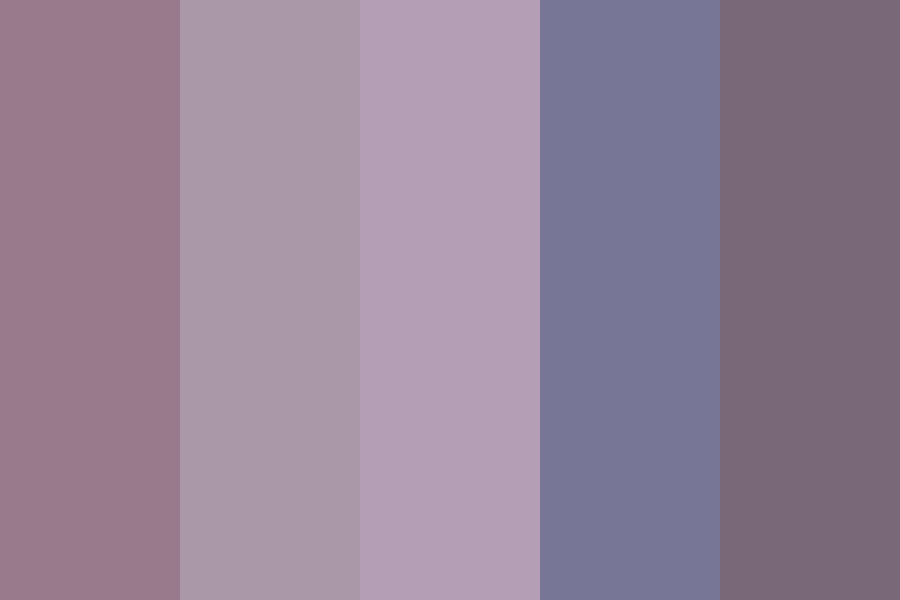 Shades Of Lavender Color Palette