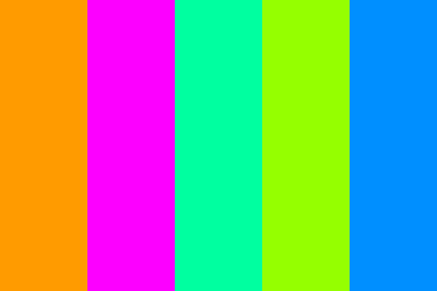 Cool Neon Colors 2 Color Palette Cool Neon Colors 2 Color Palette