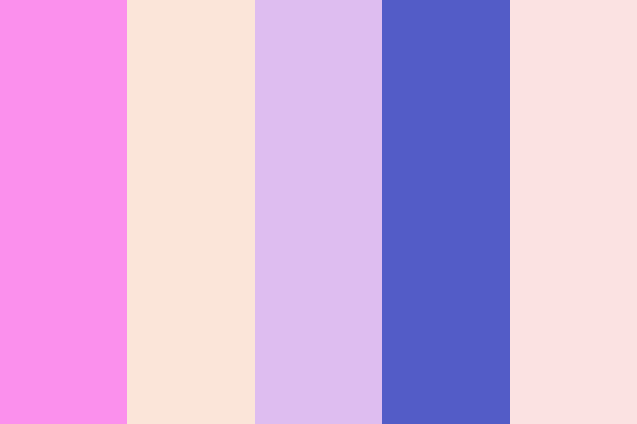 Oshiete 7 Color Palette