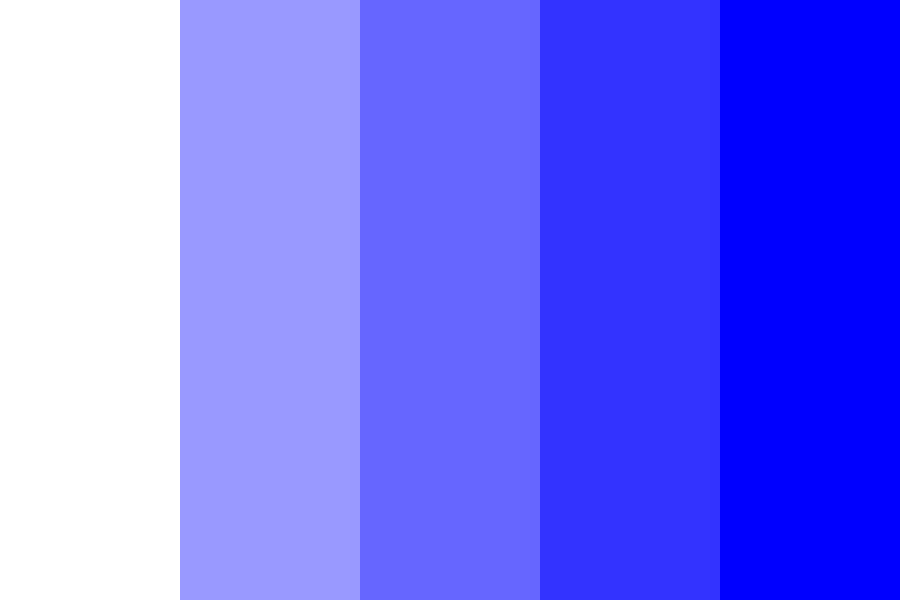 Web-safe colors of Blue Color Palette Web-safe colors of Blue Color Palette