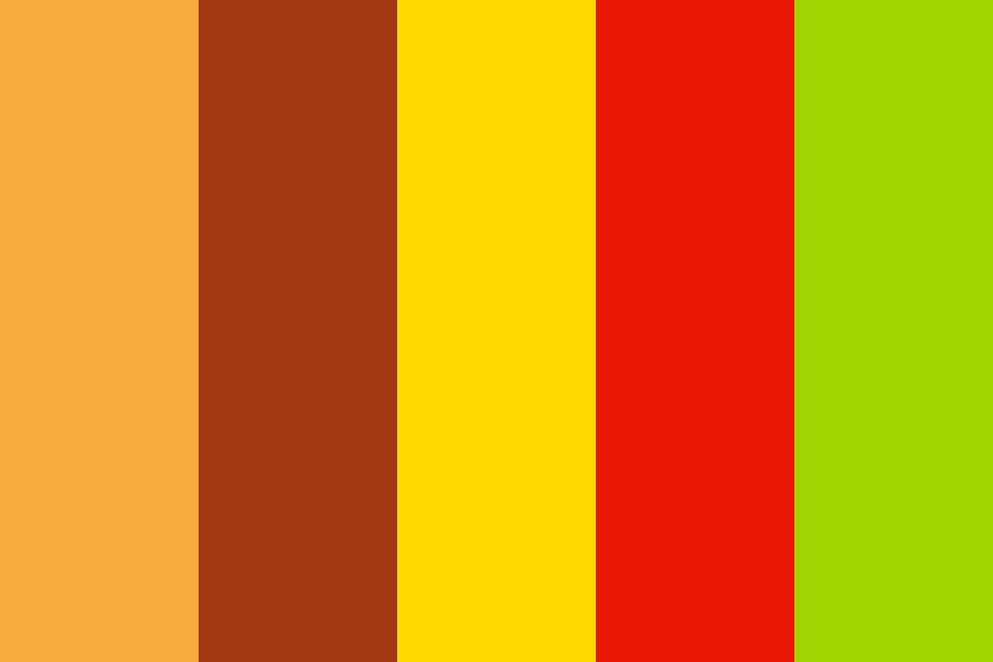 cheese burger Color Palette cheese burger Color Palette