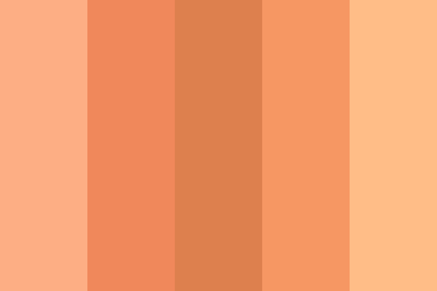 Peachu Color Palette