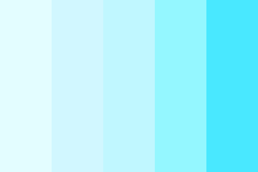 Ice blue Color Palette Ice blue Color Palette
