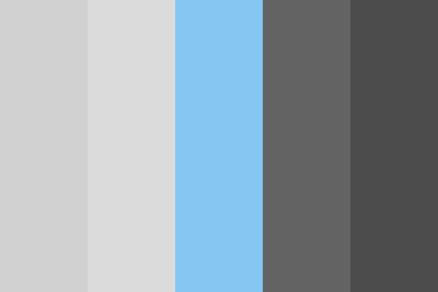 Pop Of Sky Blue Color Palette