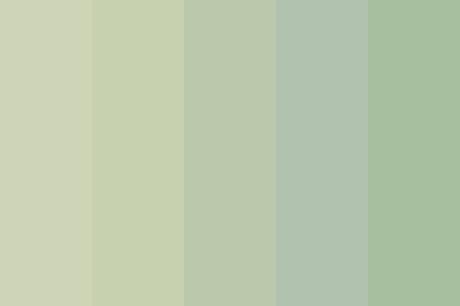 Lucky Charms Greens Color Palette