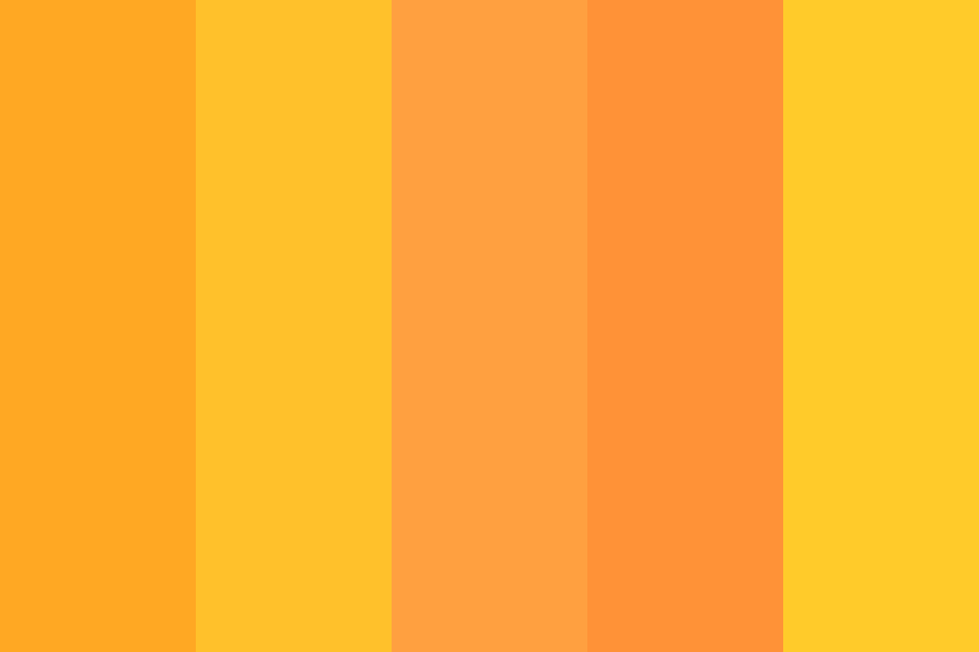 im in love with sunflowers Color Palette