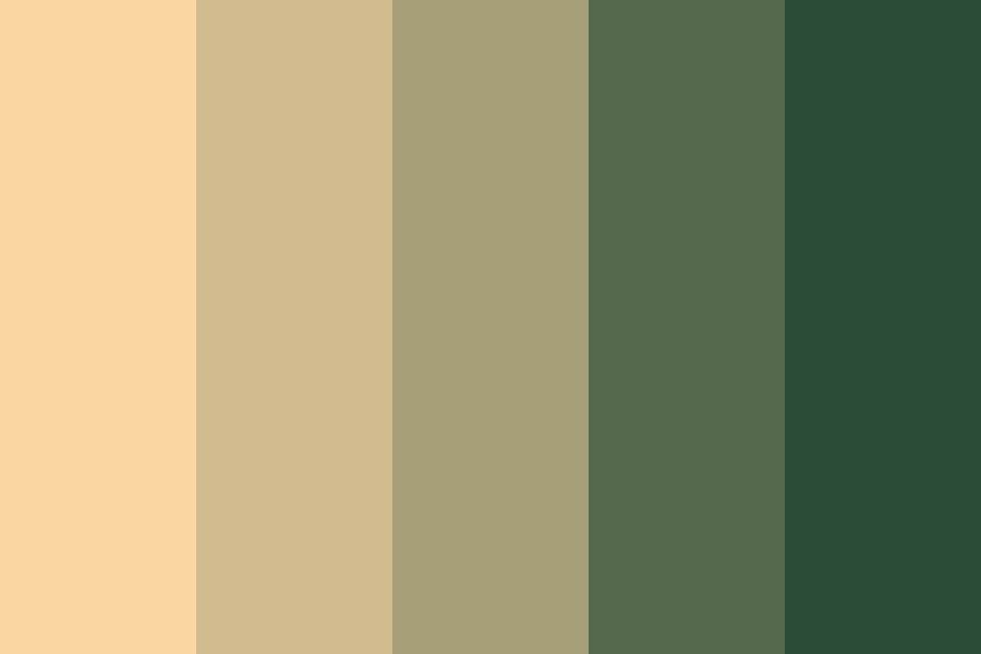 Pond fronds Color Palette