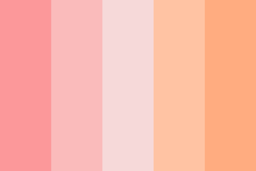 brzoskwiniowy roz Color Palette