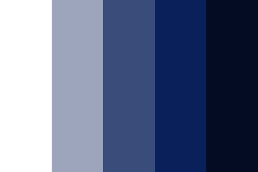 Shades of Blue for Space Theme Color Palette Shades of Blue for Space Theme Color Palette