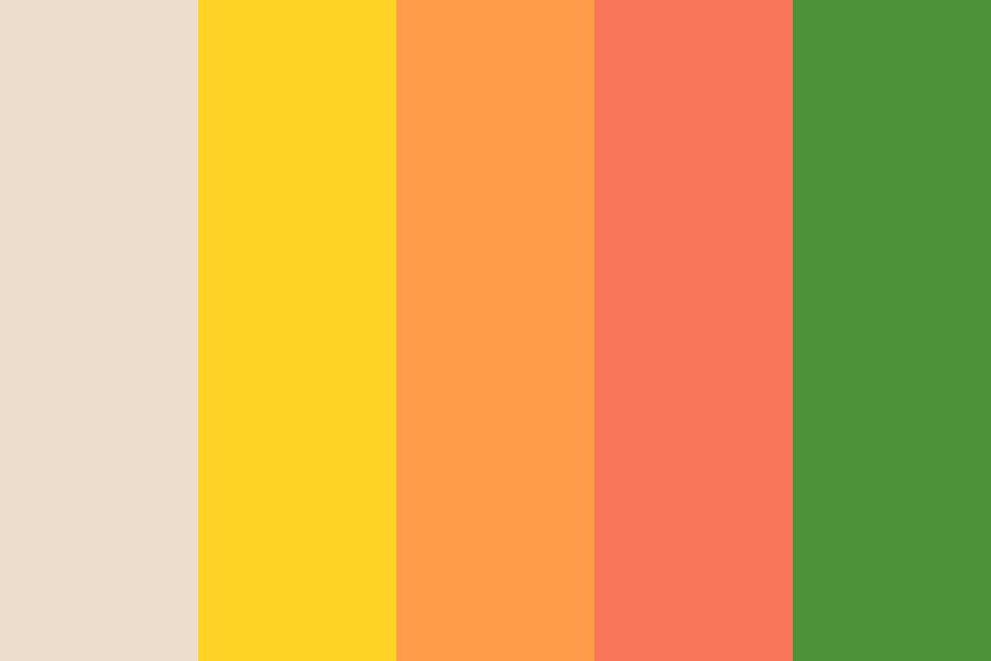 Natural Citrus Color Palette Natural Citrus Color Palette