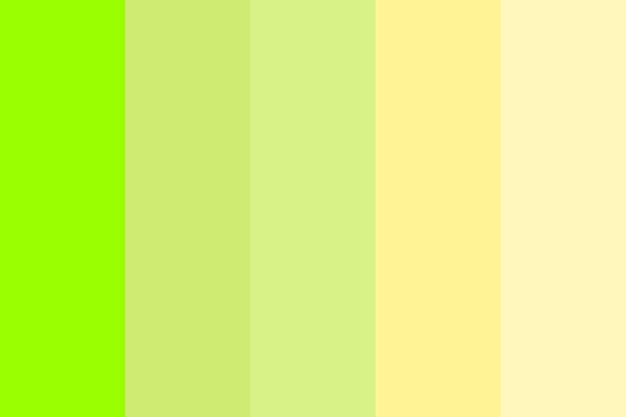 A Hint of Lime Color Palette