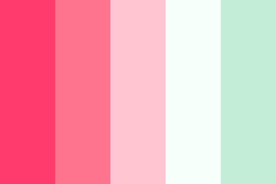 Pink mint CL Color Palette Pink mint CL Color Palette