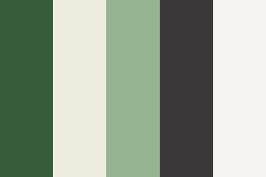 Charcoal and Green Color Palette Charcoal and Green Color Palette