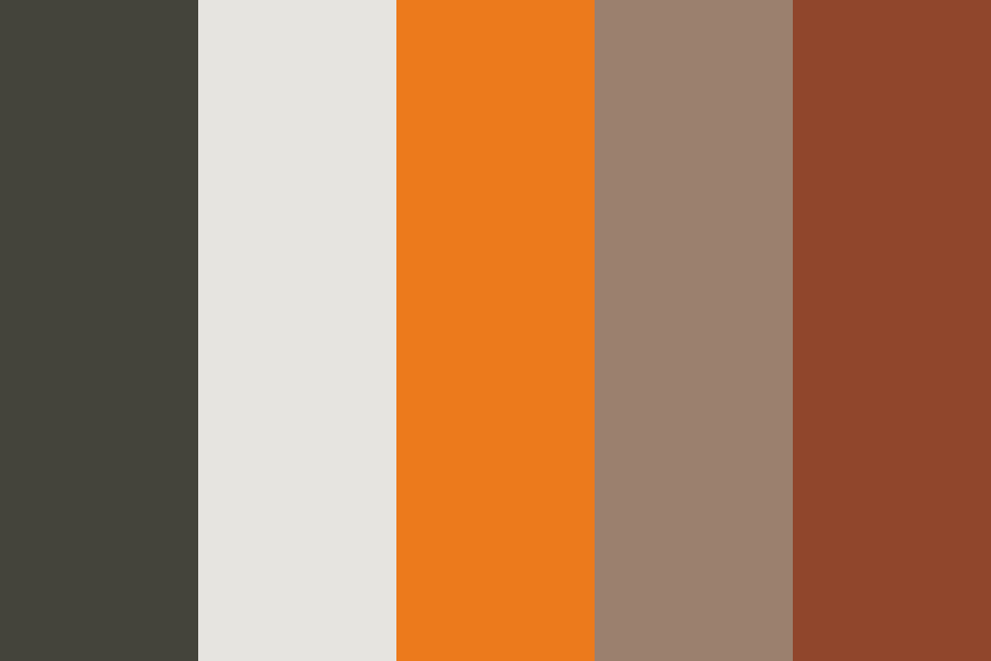 Orange-Grey Colour Scheme Color Palette Orange-Grey Colour Scheme Color Palette